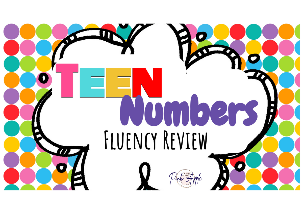 Teen Numbers Fluency – Pink Apple